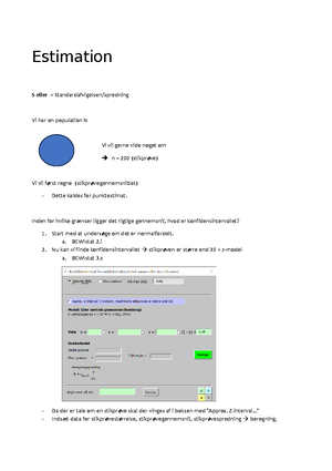 Undervisningsnotat, Lineær regression - Undervisningsnotat nr. 10, Erik ...
