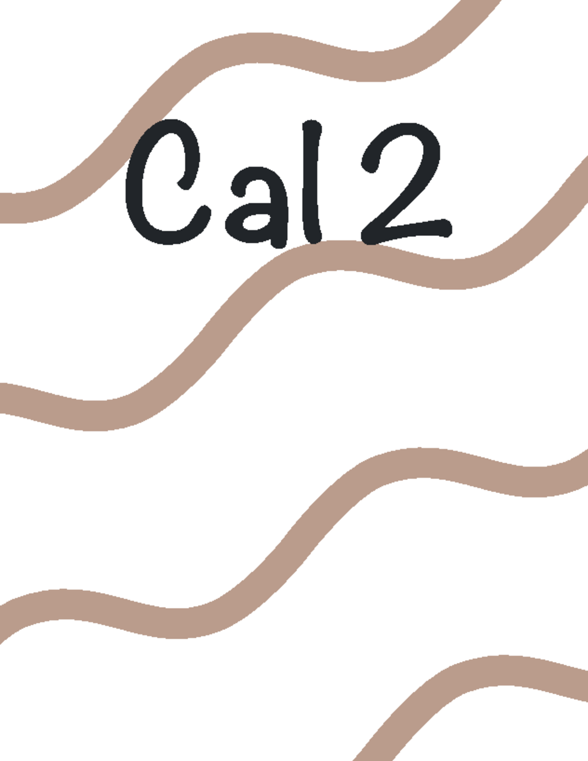 Cal 2 - area and volume - Cal Area between two curves Case 1: To find ...