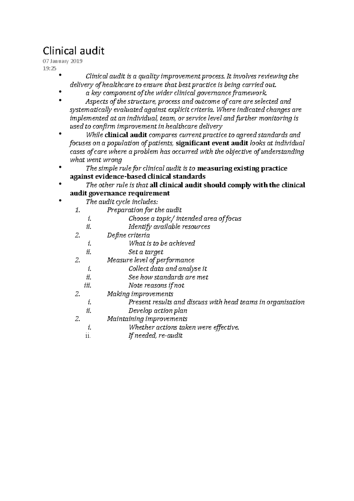 clinical-audit-lecture-notes-8-clinical-audit-07-january-2019-19