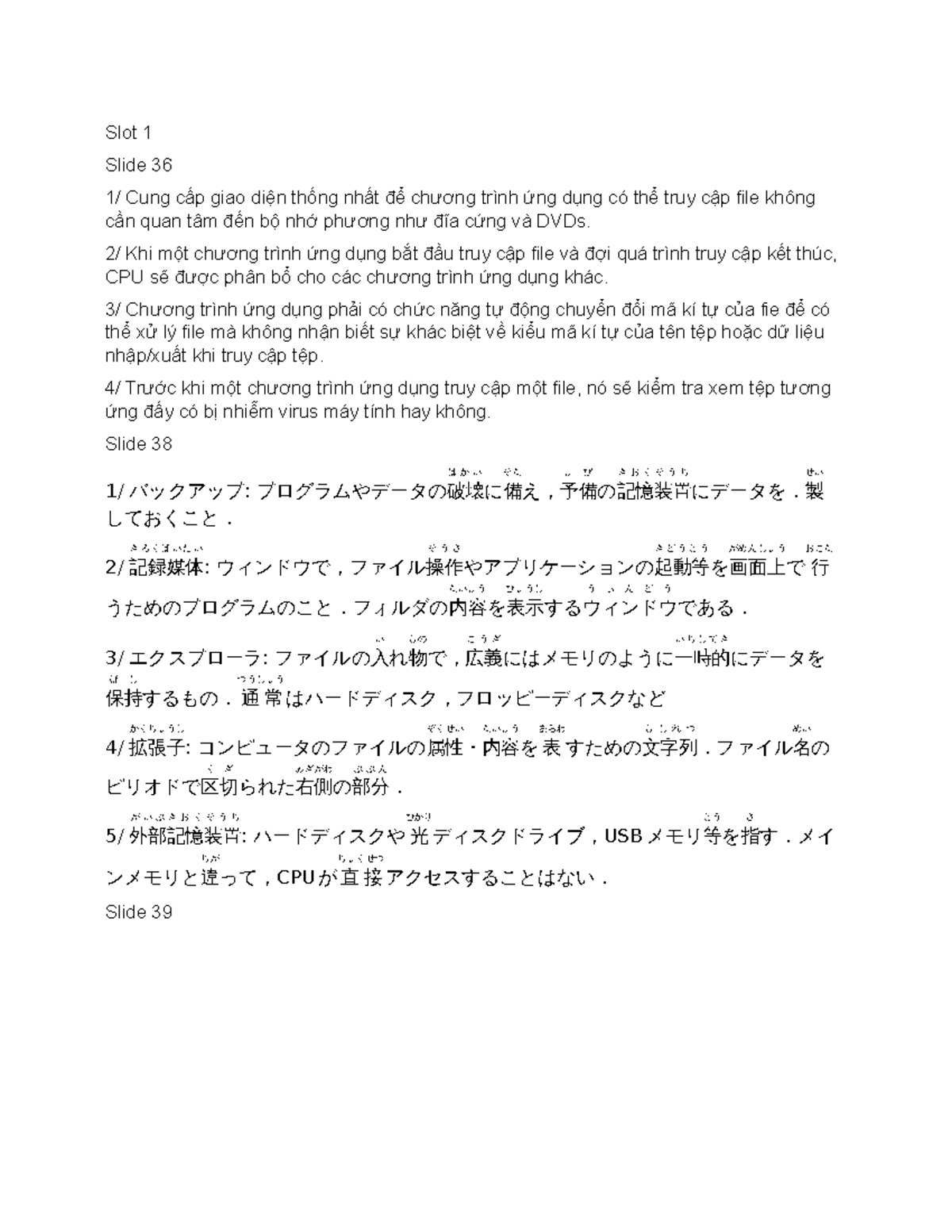 Slide-1 - JFE - Slot 1 Slide 36 1/ Cung cấp giao diện thống nhất để chương trình ứng dụng có thể ...