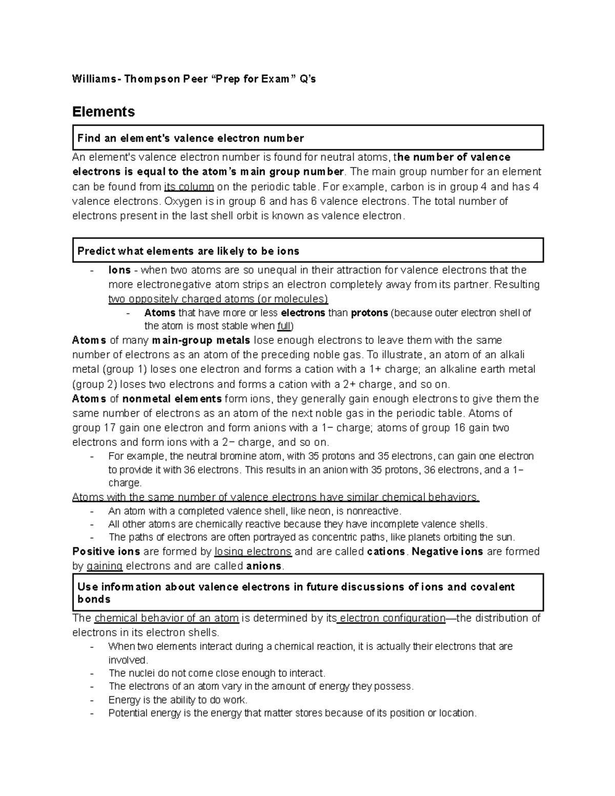 Bio sci 93 midterm 1 study guide - Google Docs - Williams- Thompson ...