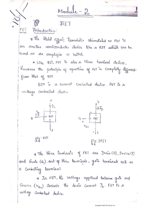 Module 4 - I]A S IC ELECTRON ICS L2BEEI 3 123 atJ='" U.s Dr D.-O-r.O bl Nurnbq: