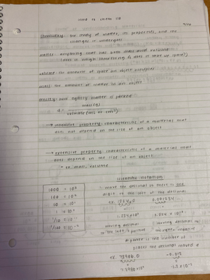 Chem 110 Notes (Exam 2) - Exam 2 Study Guide Class Notes Ions → atoms ...