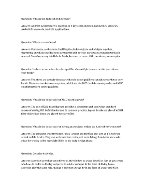 Purged crab-shed misology - Question: What is an action? Answer: In ...