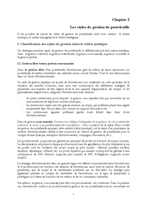 Gestion DE Portefeuille Exercices-27-64 - Document de travail réservé aux élèves de l’Intec ...