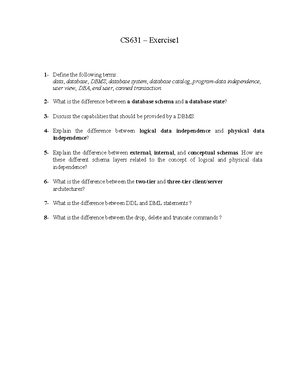 Solution Assignment 2 CS202 - Section 2. 1) a) {−1,1} b) {1,2,3,4,5,6,7 ...