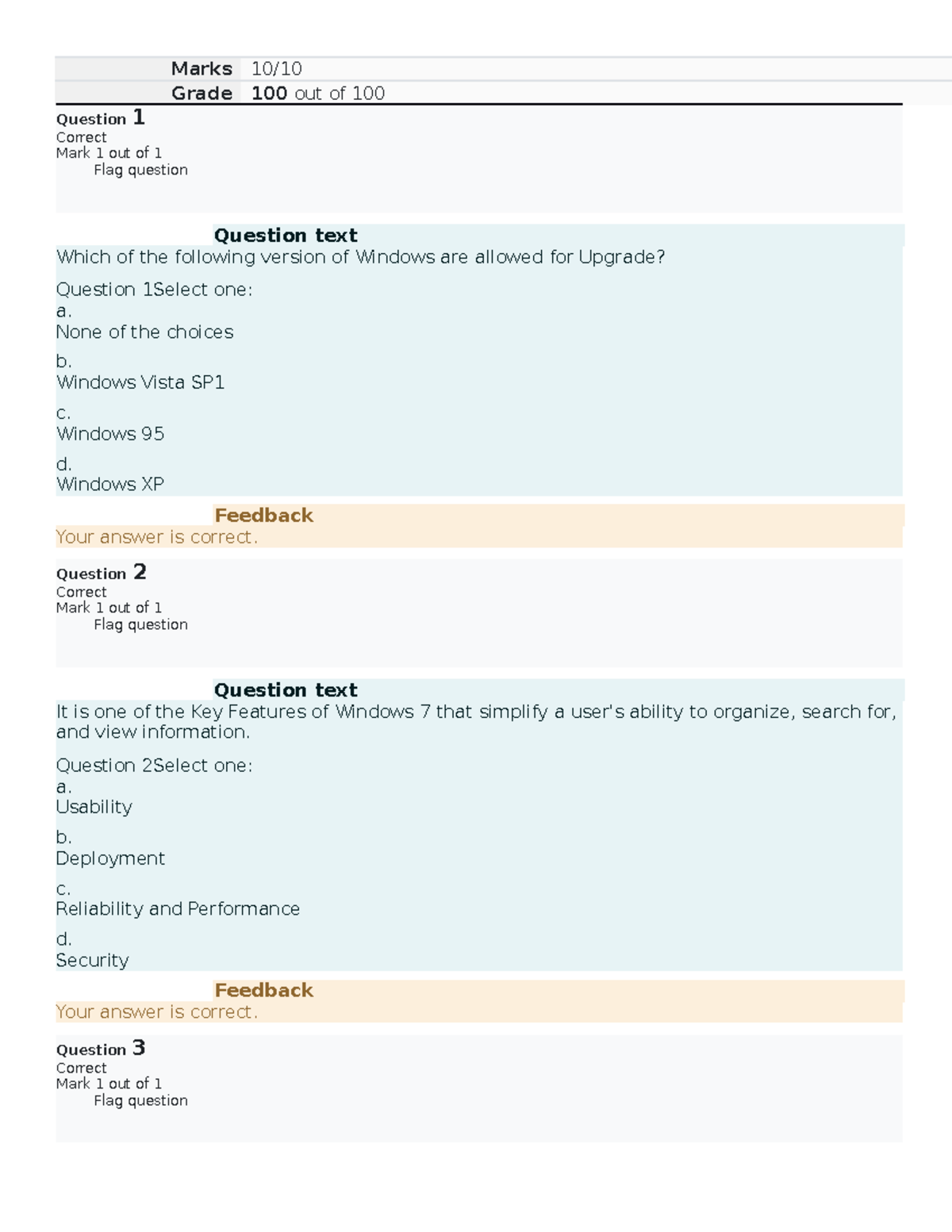 Prelim 22333 - vhjvjkvjvjvjvjvvv - Marks 10/ Grade 100 out of 100 ...