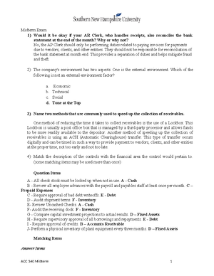 ACC 340 Module Five Homework - Module Five Homework Respond to each and ...
