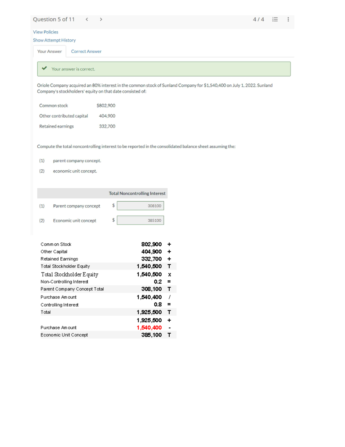 ACC 405 module 1-2 problem set Question 5 - ACC405 - Common Stock ...