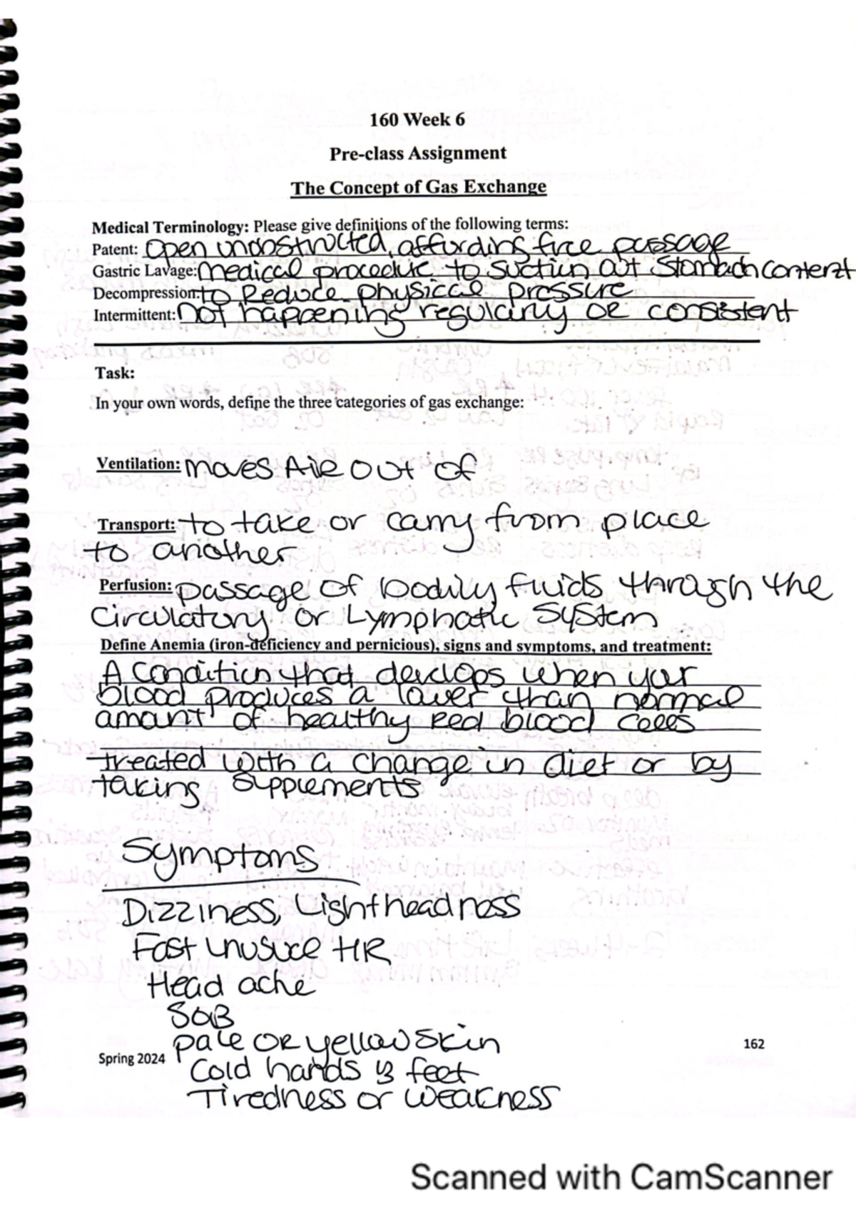 160 Week 6 - Week 6 Pre class assignment - NUR 160 - Studocu