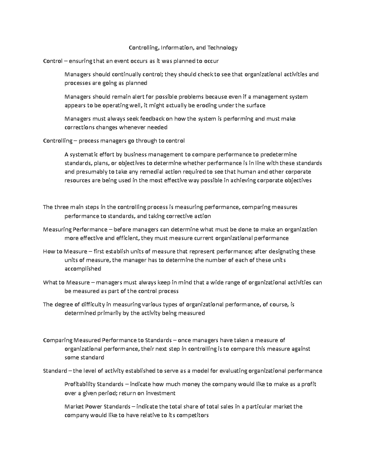 Chapter 17-C Notes - Accountancy - Studocu