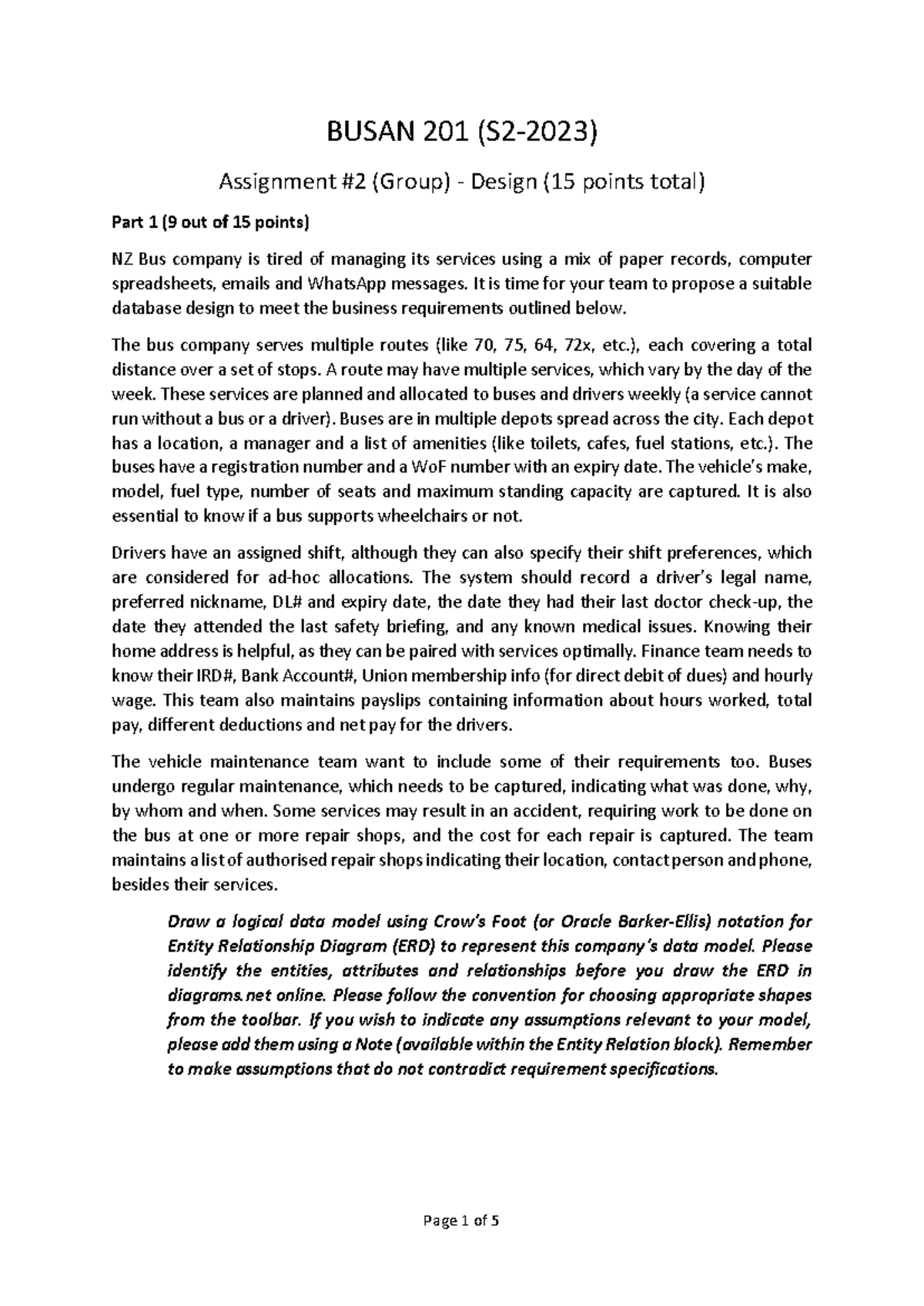 assignment 2 suggested answers 2023 - BUSAN 201 (S2-2023) Assignment ... assignment 2 suggested answers 2023 - BUSAN 201 (S2-2023) Assignment ...