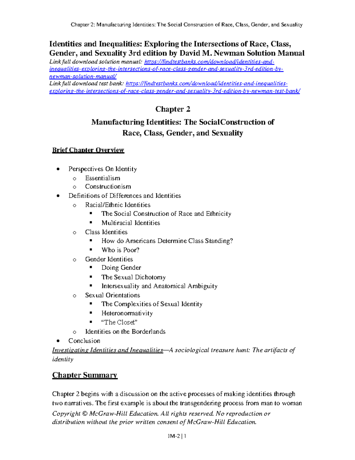 Identities And Inequalities Exploring The Intersections Of Race Class