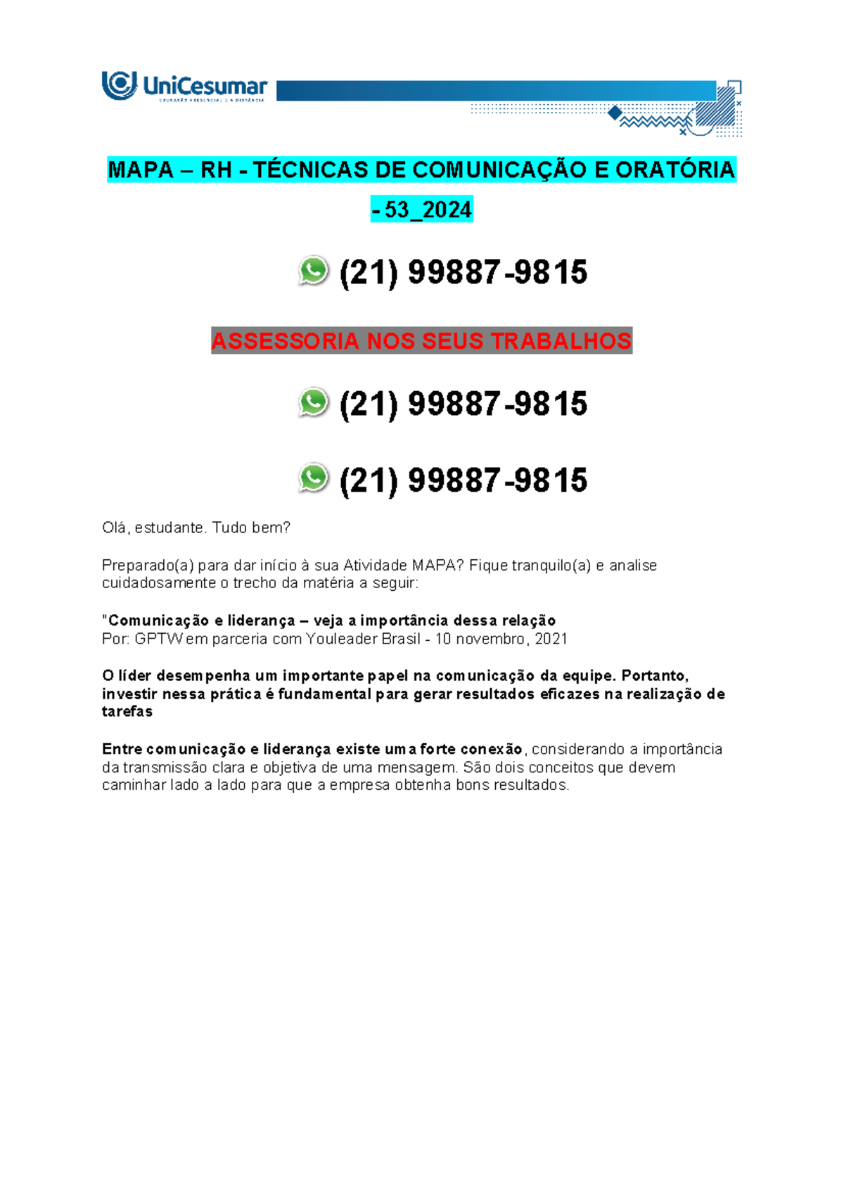 ETAPA 2: elaborar/escrever um roteiro/script para uma apresentação das ...