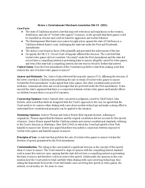 Batson v. Kentucky - Professor Denison Case Brief - Batson v. Kentucky ...