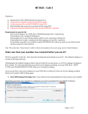 LAB1 - Lab01 - BCI433 – Lab 1 Winter 2022 Objectives: To familiarize you with signing on to the ...