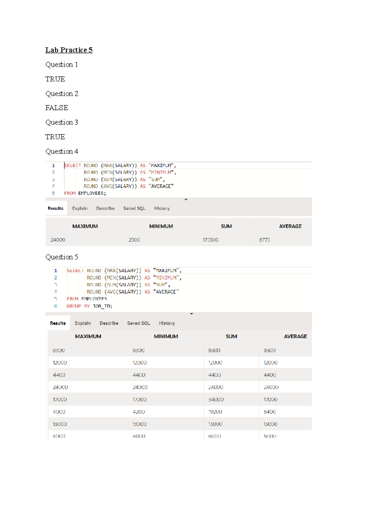 Lab Practice 5 - Database Management System - Studocu