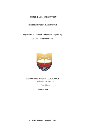 CCS340-Cyber Security Manual - CCS340 - CYBER SECURITY LABORATORY ...