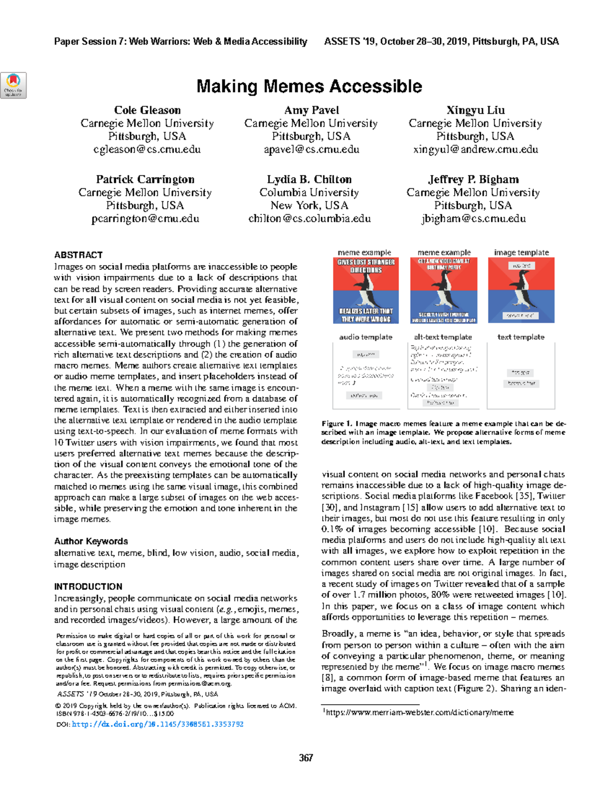 3308561 - Making Memes Accessible Cole Gleason Amy Pavel Xingyu Liu ...