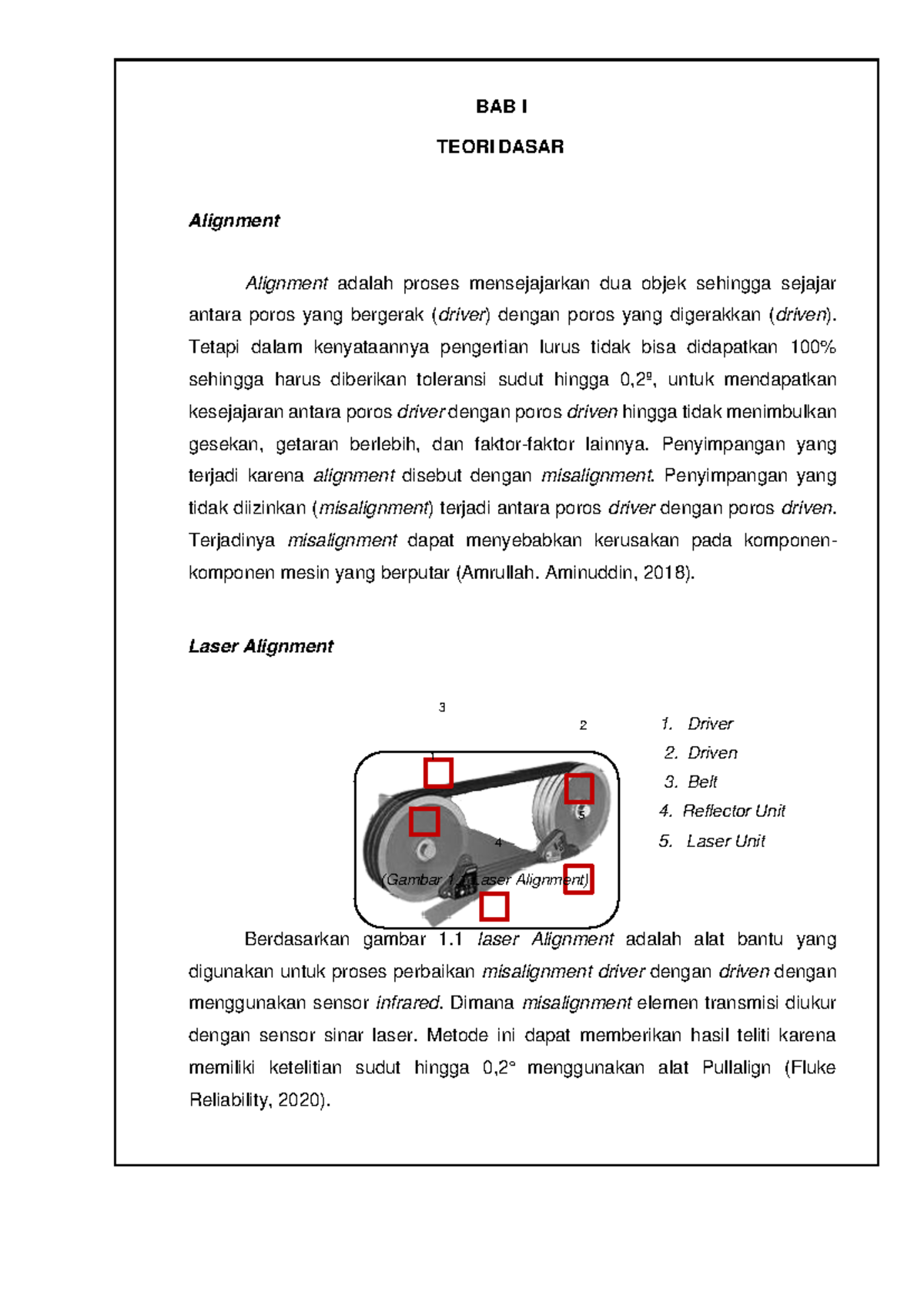 Modul Laser Alignment 1 - BAB I TEORI DASAR Alignment Alignment adalah ...