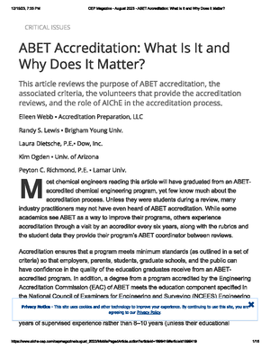 Can ABET assessment really be simple Important - Essential Softskills ...