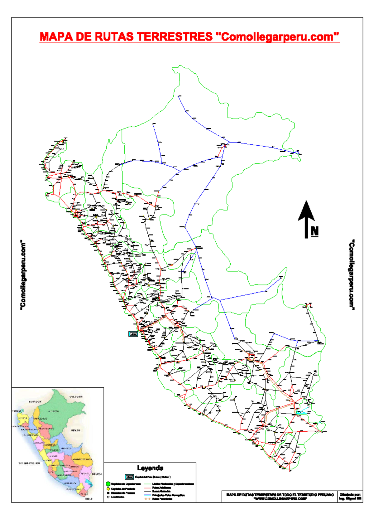 Mapa Rutas Terrestres - Hdhwjd - MAPA DE RUTAS TERRESTRES ...