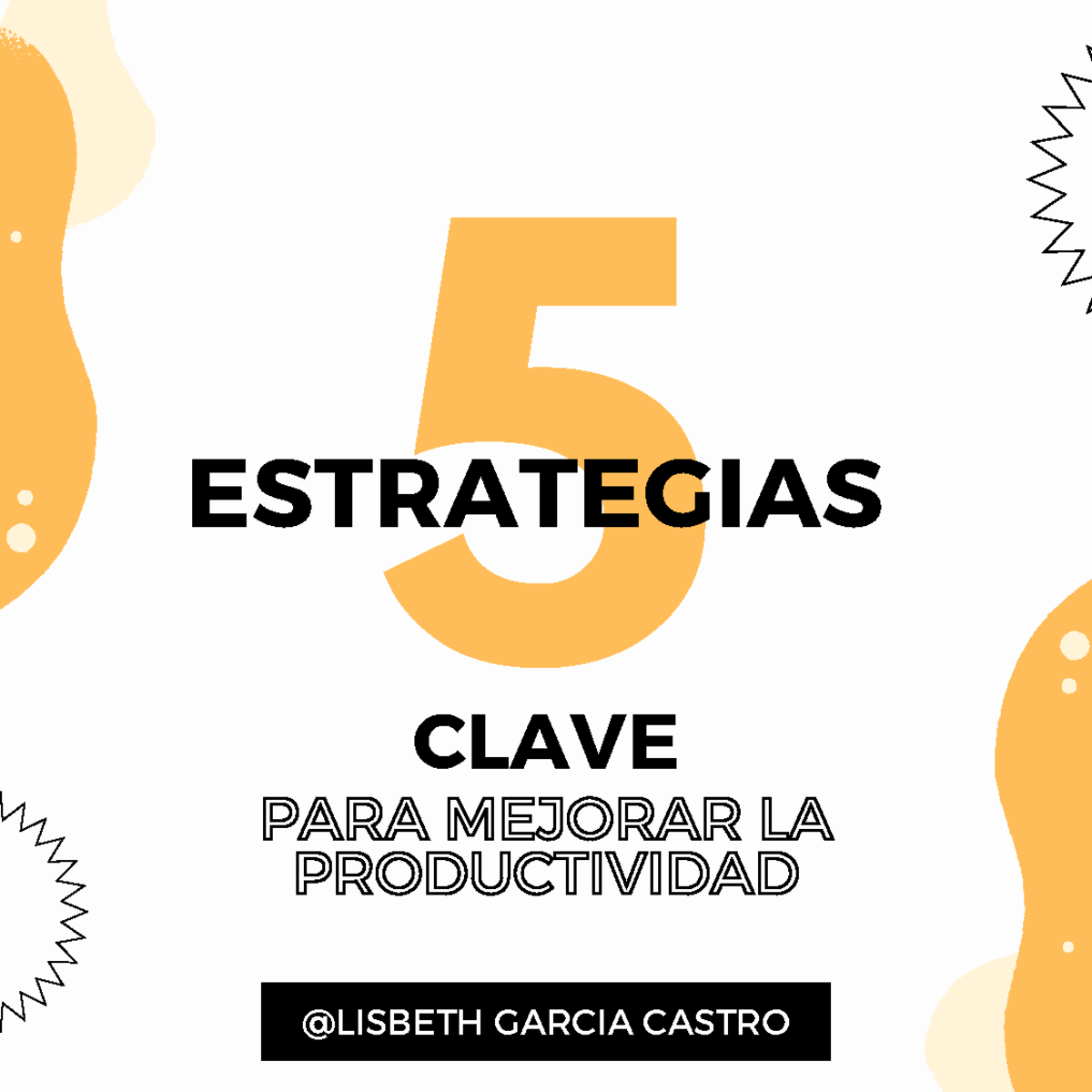 5 estrategias para mejorar la productividad - 5 @LISBETH GARCIA CASTRO ESTRATEGIAS PARA MEJORAR ...