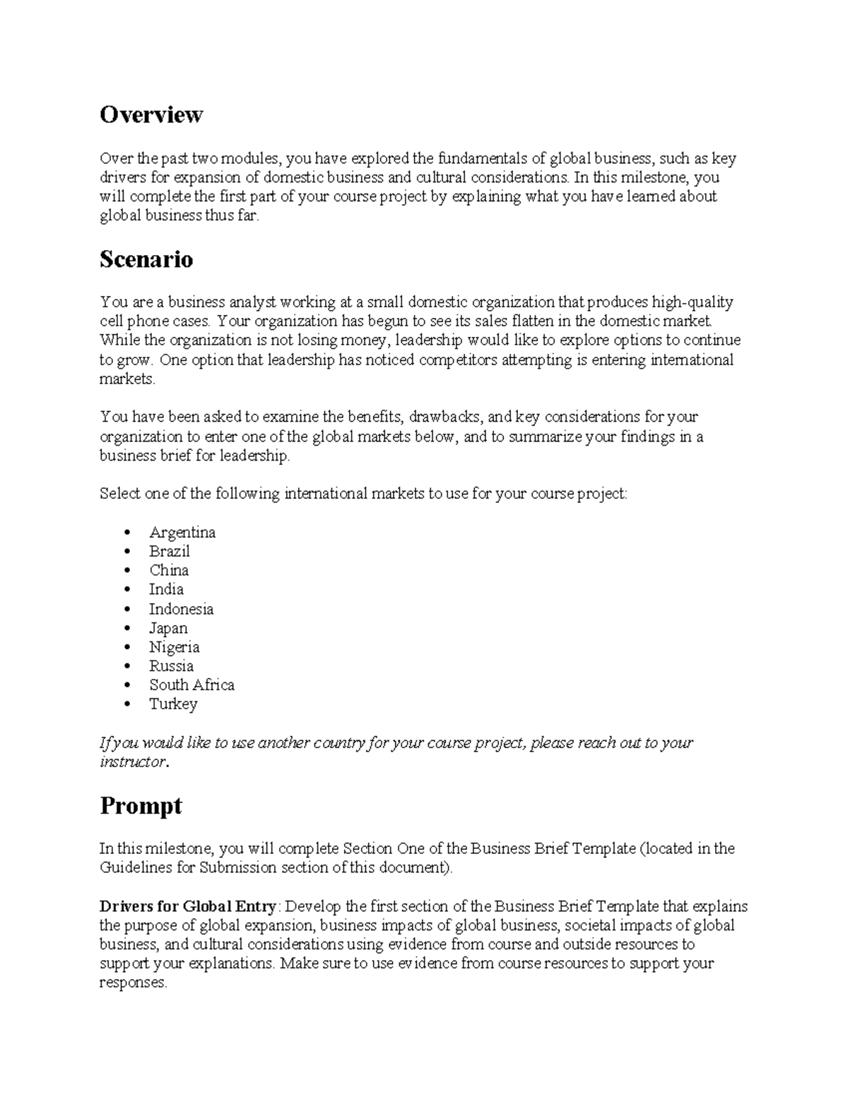 2 1 assing info - week 2 assignment - Overview Over the past two ...