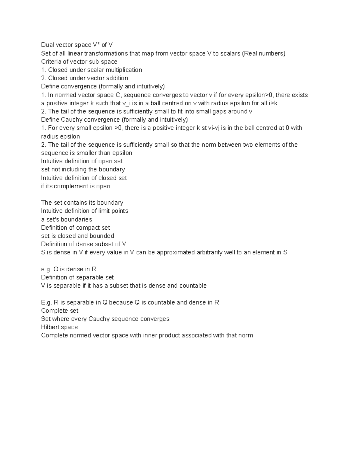 Dual vector space V* of V-2 - Dual vector space V* of V Set of all ...