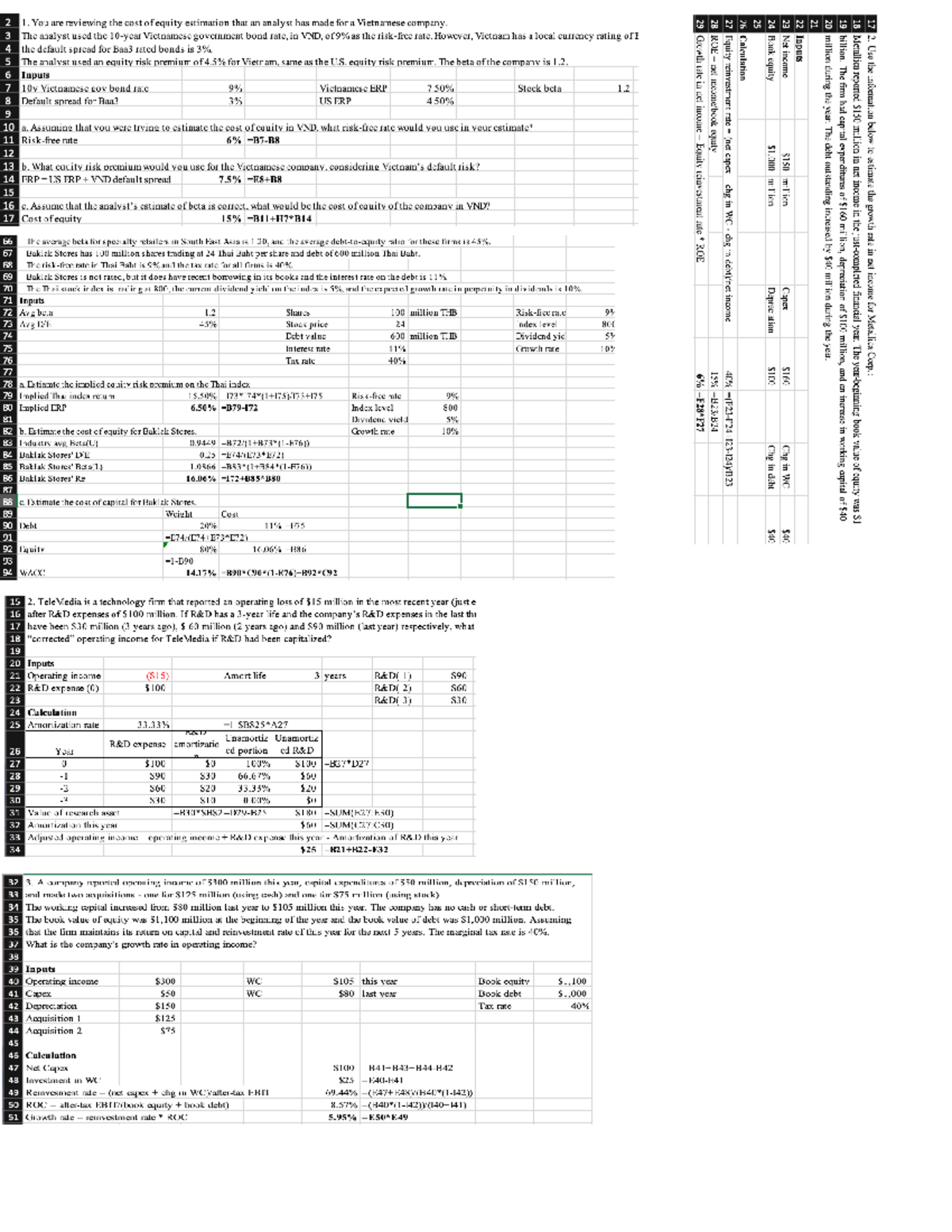 AFF420 Cheat Sheet MT - Practice Q for midterms - AFF 420 - Studocu