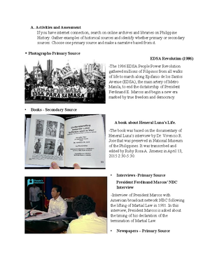 RPH- Reviewer - Reading in Philippines History practice sheets ...