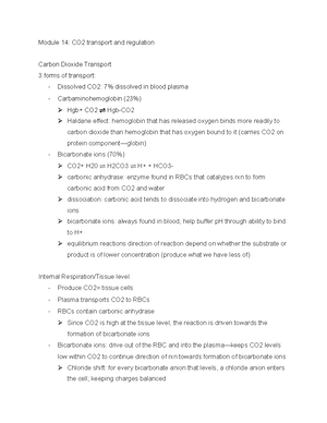 Module 19 kin 2yy3 - detailed mod 19 notes - Module 19: Small Intestine ...