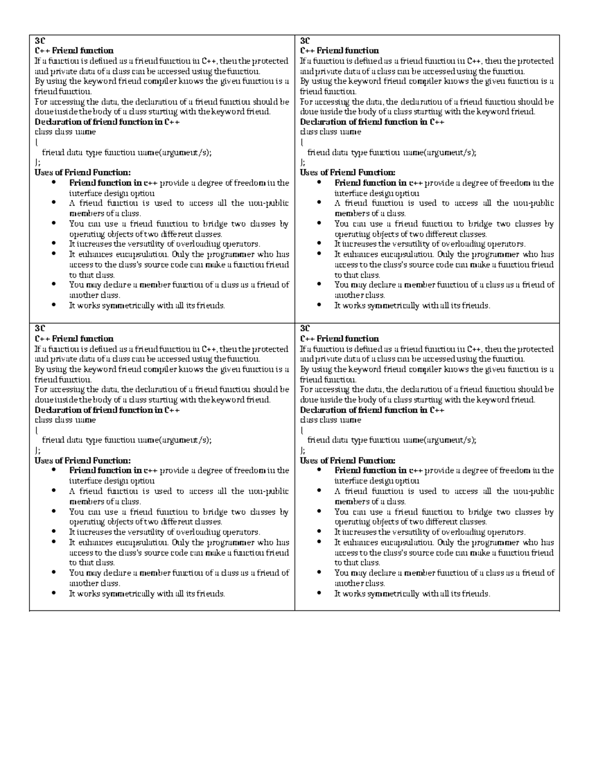 Oop 3c Practical Object Oriented And Programming 3c C Friend 1742