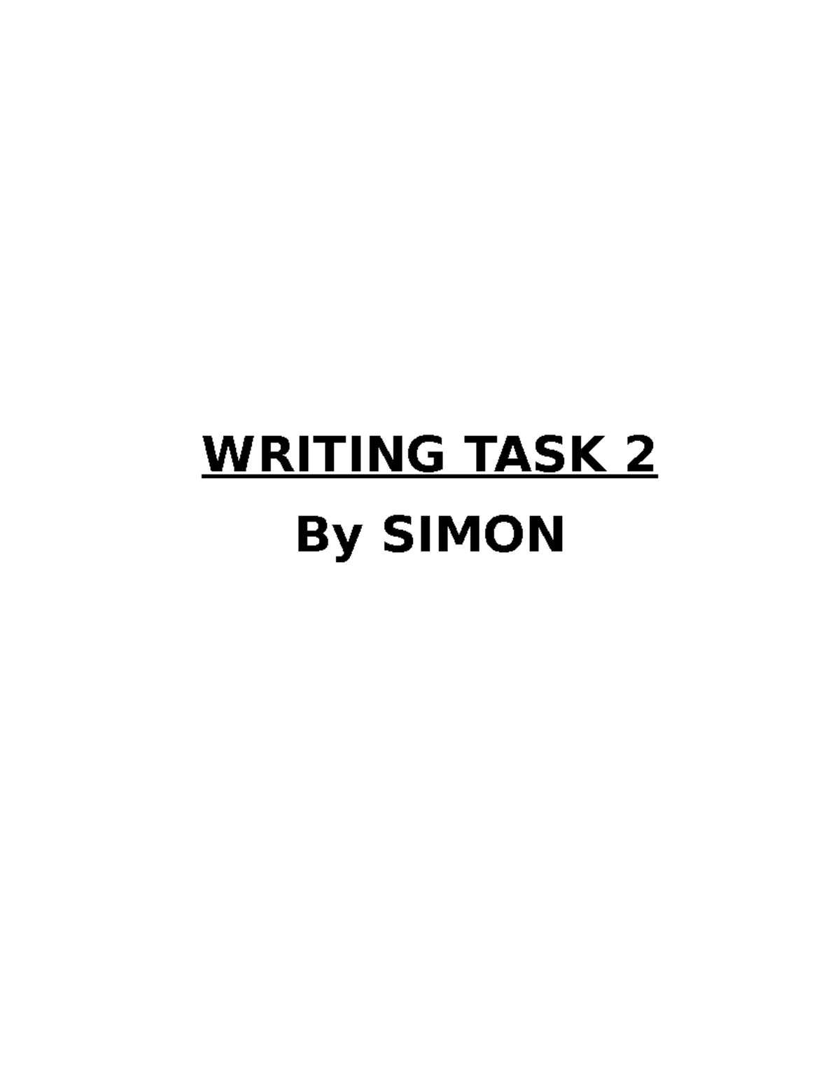 265554967 Usefull Tips for Ielts writing task 2 by Simon - WRITING TASK ...