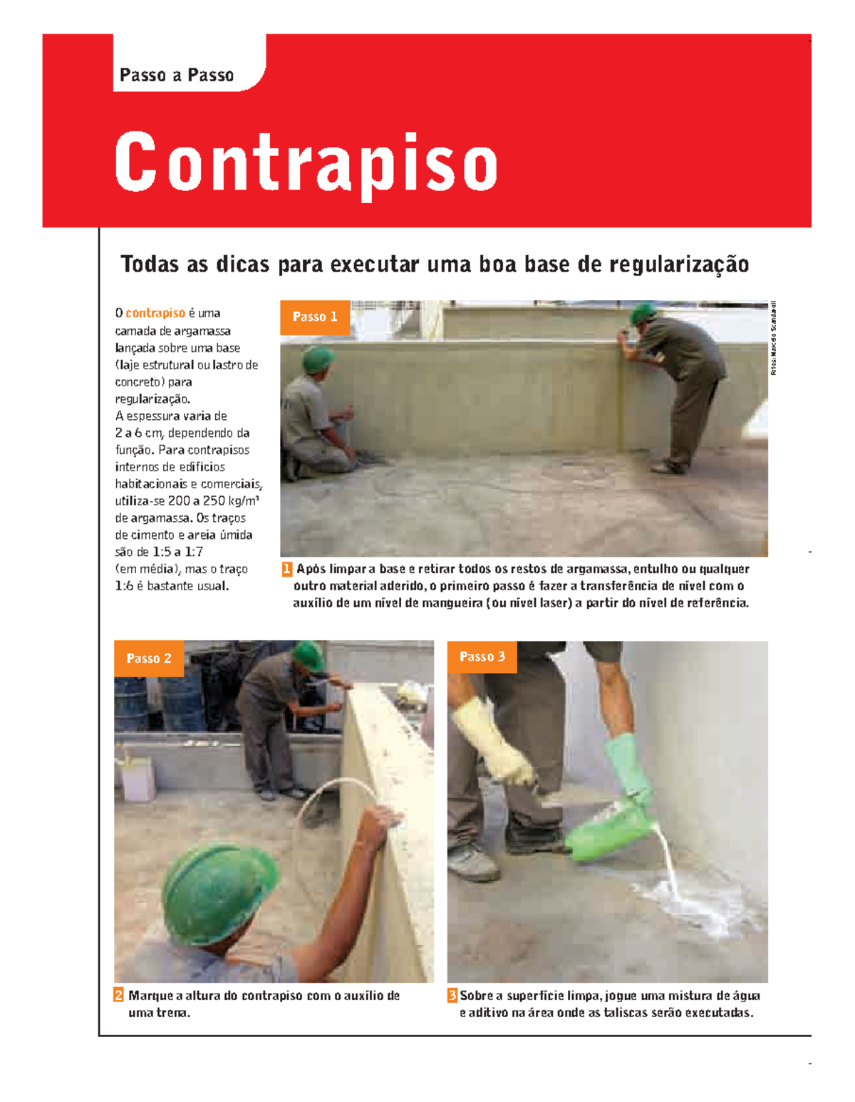 Ed. 01 - Abr-2005 - Contrapiso - Passo a Passo Contrapiso Todas as ...