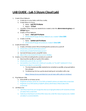 Virtualization lab2 - helpful - CNET 212 - Studocu