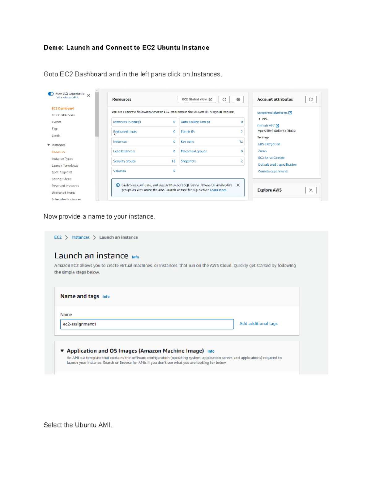 Launch And Connect To Ec2 Ubuntu Instance Using Pu Tty Demo Launch