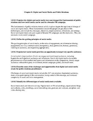 Public Relations - sample essay - Public Relations Artur Victoria The ...