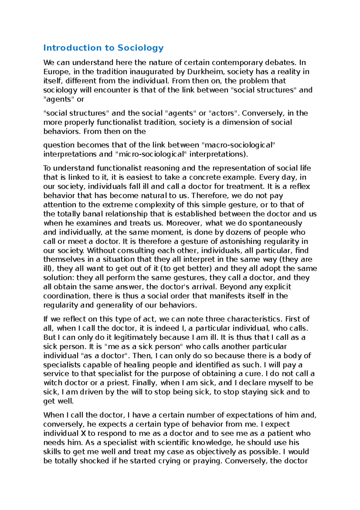 Sociology Introduction 18 - Introduction to Sociology We can understand ...