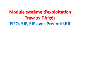 exercice en automatisme - Page 1 Travaux Dirigés 3 : GEMMA Exercice 1 ...