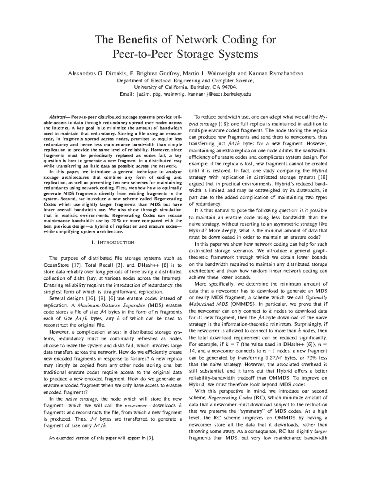 codificación de Red EPN - The Benefits of Network Coding for Peer-to ...