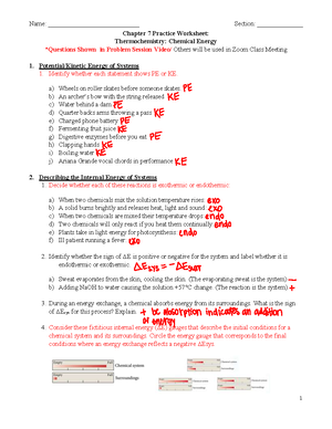 CHEM 101 Worksheet 10 - professor: phillip mcmullan - Intermolecular ...