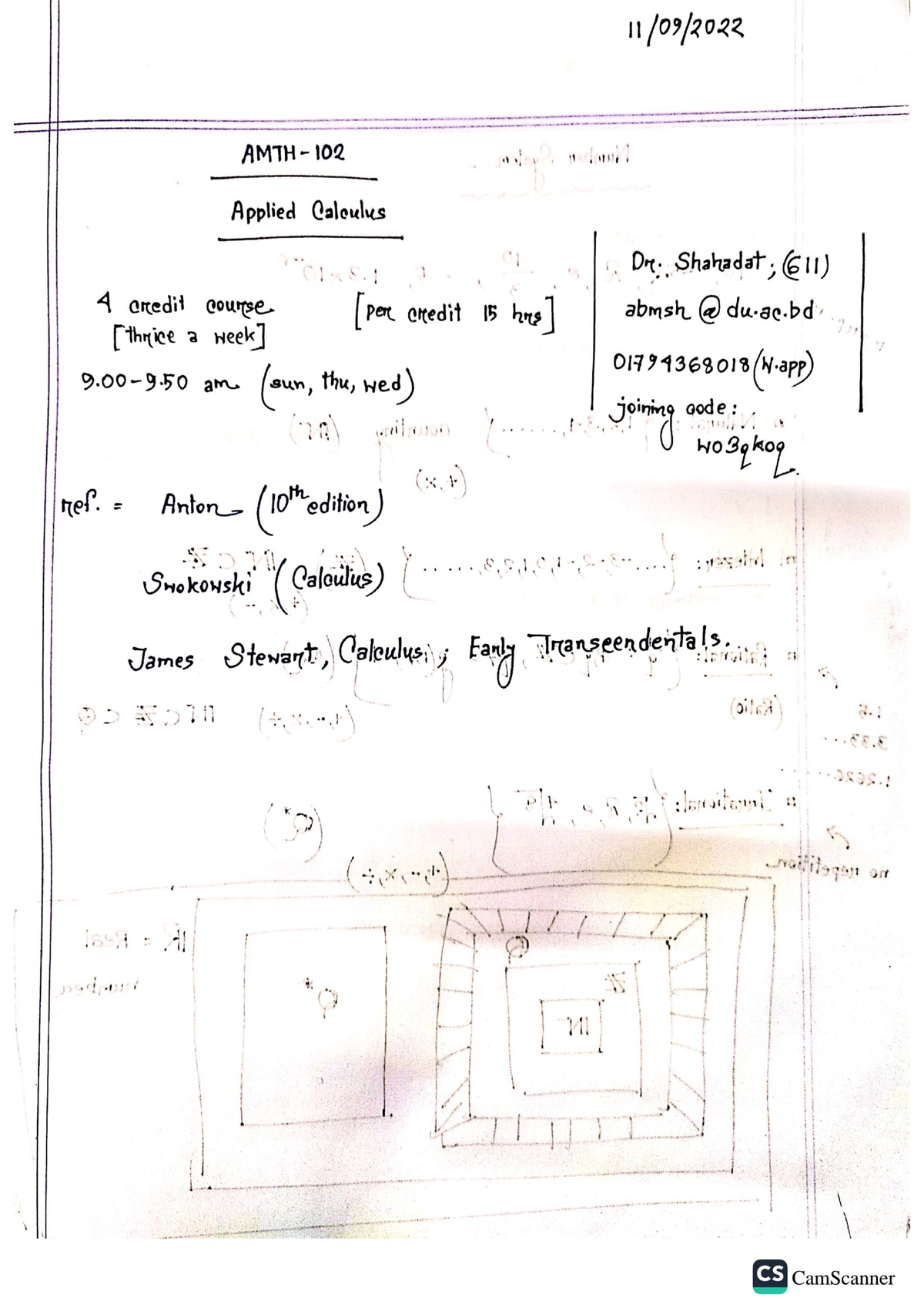 Class Note of Applied Calculus (102) - Studocu