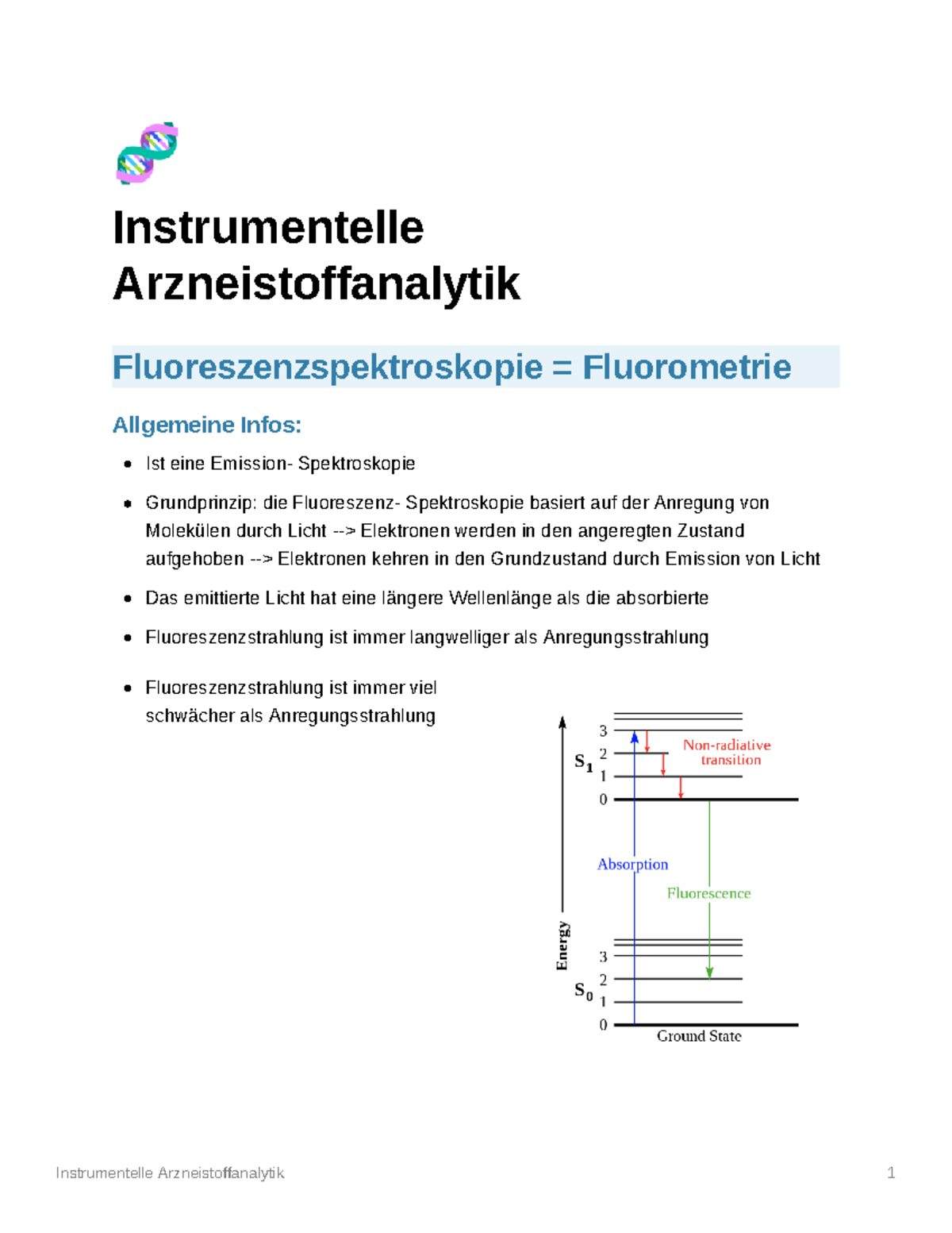 Instrumentelle ASA - Instrumentelle Arzneistoffanalytik ...