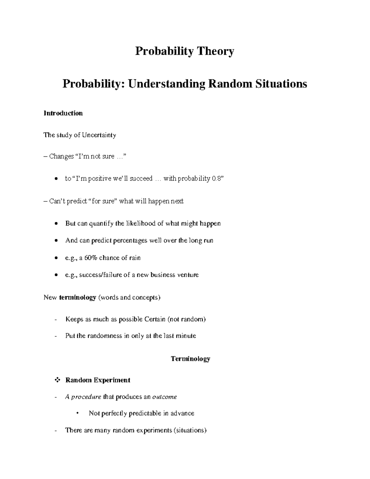 Probability Theory : Understanding Random Situations - MATH-140 - MSJC ...