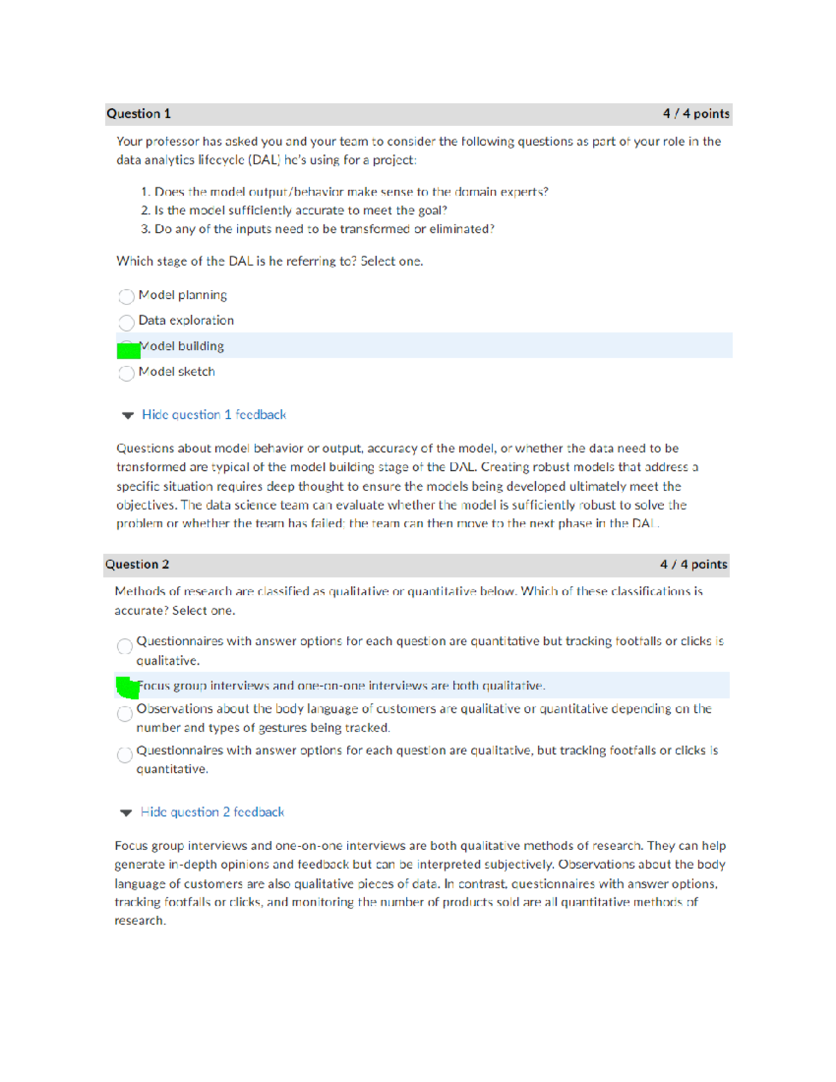 DAT-205 4-3 Module Quiz - DAT-205 - Studocu