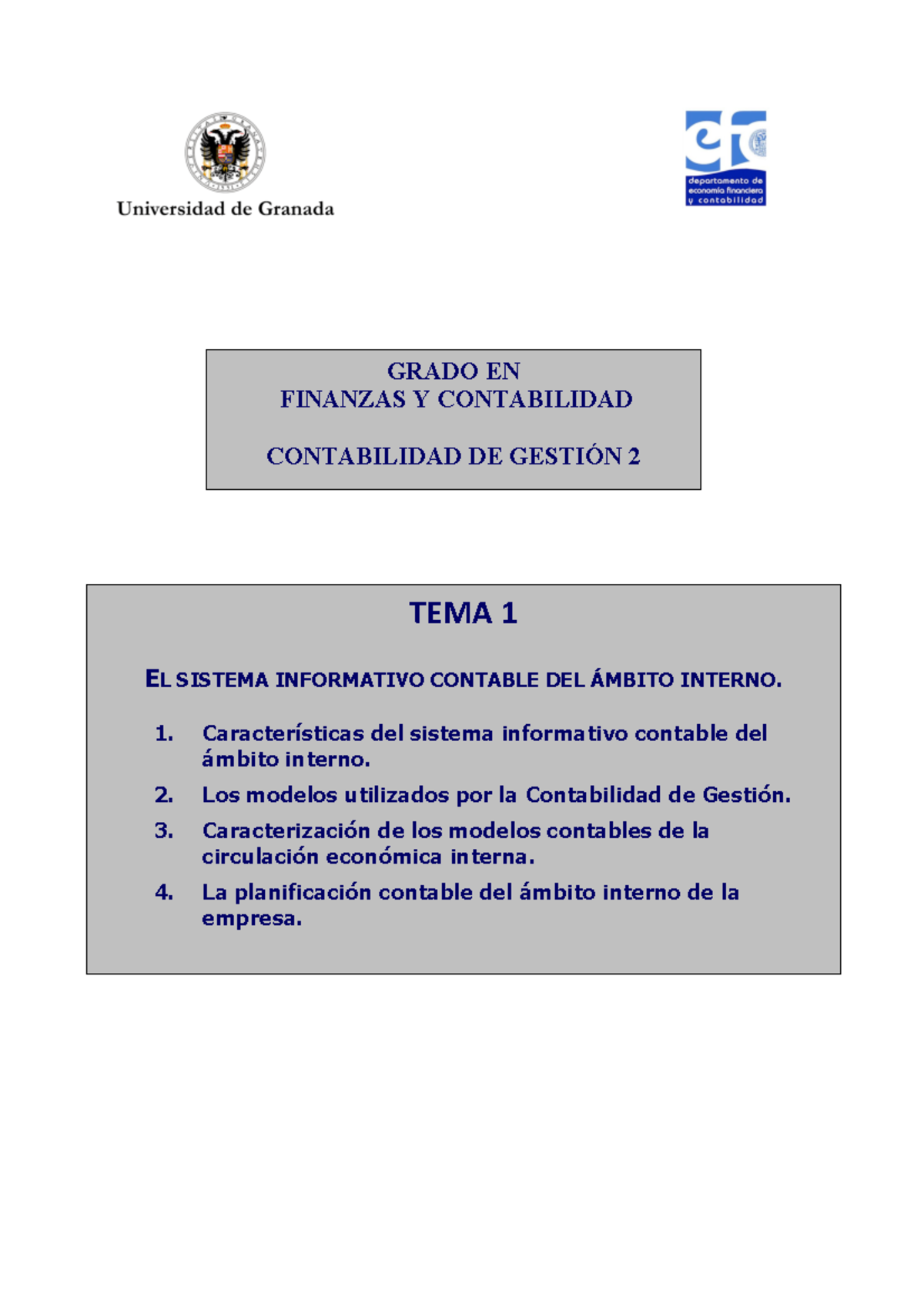 Tema 1 - Contenido teoría - GRADO EN FINANZAS Y CONTABILIDAD ...