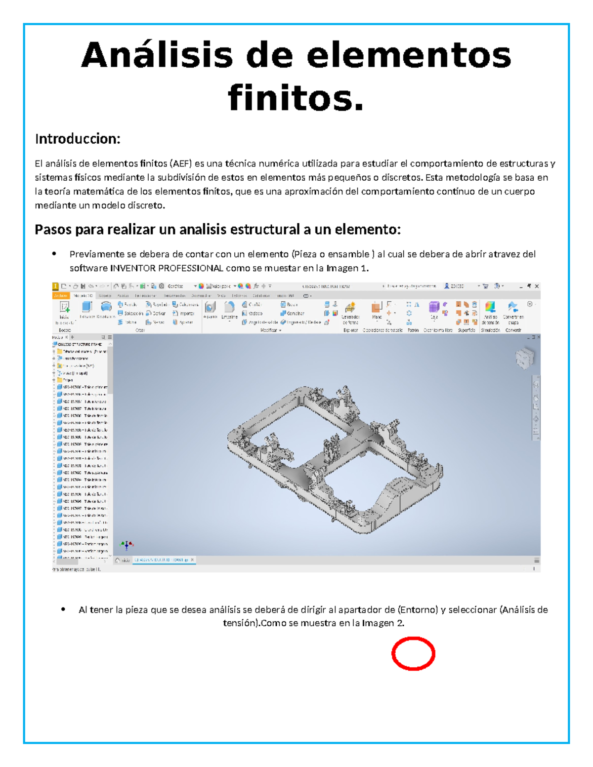 Análisis de elementos finitos - Introduccion: El análisis de elementos finitos (AEF) es una ...