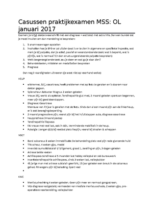 Structuren anatomie MSS OL - Structuren anatomie MSS OL Heup Spieren ...