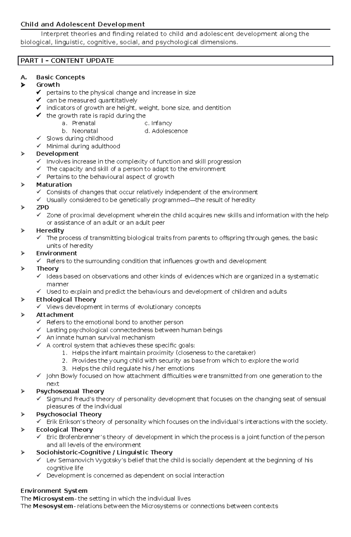 Module 2 Child and Adolescent Development - Child and Adolescent ...